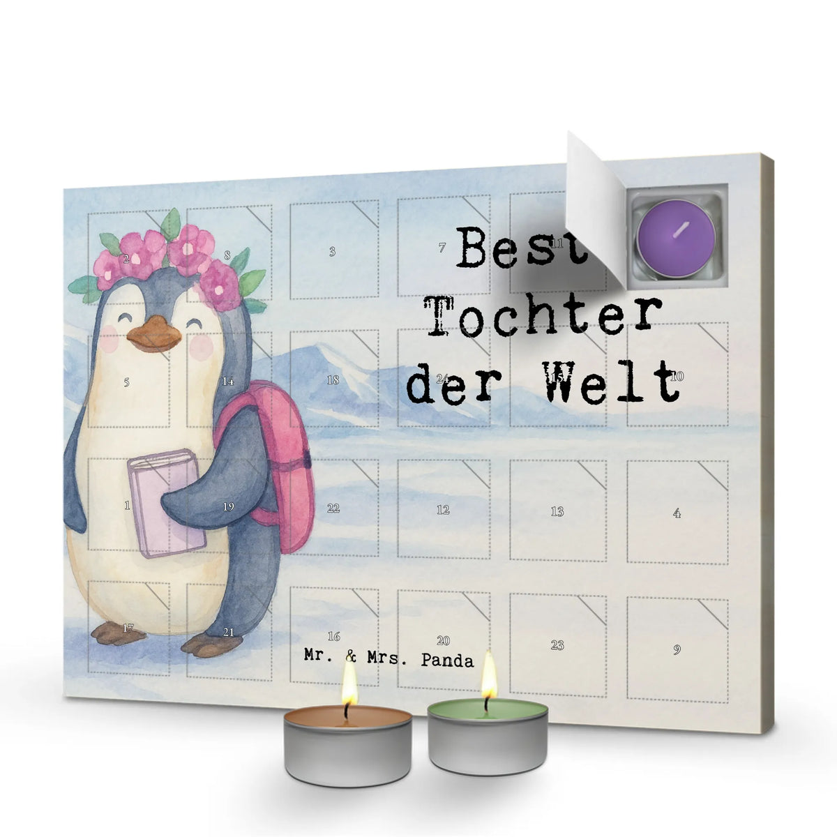 Adventskalender Pinguin Beste Tochter der Welt Design – Mr. & Mrs. Panda